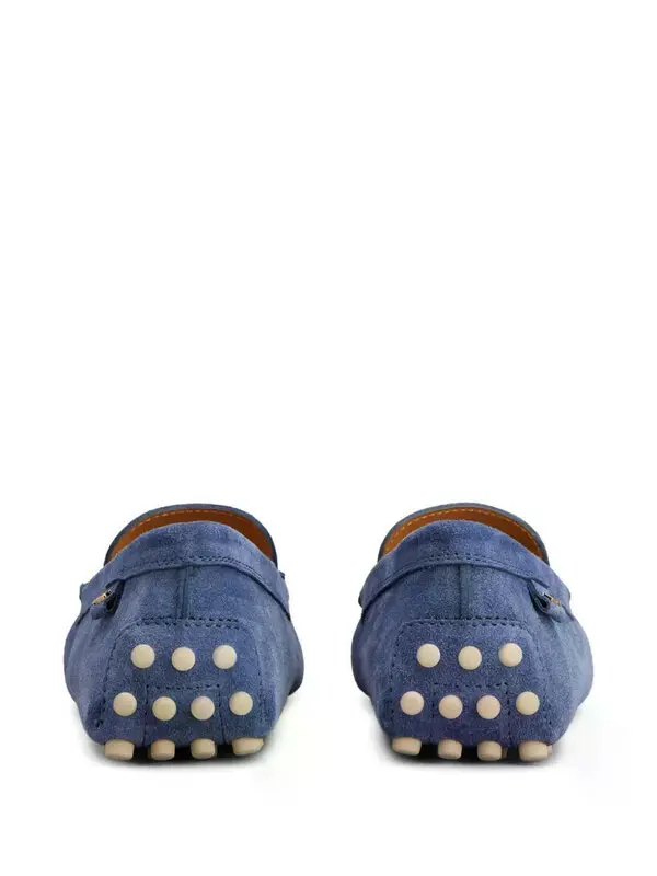 TOD'S Gommino Suede Loafers - Blue