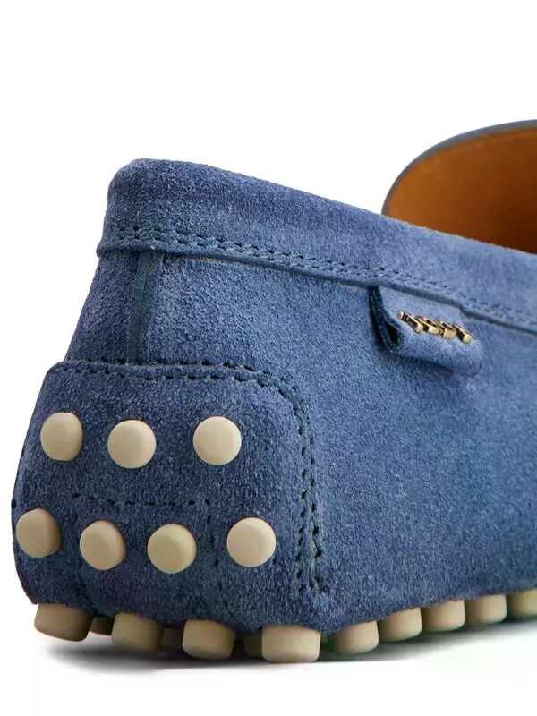 TOD'S Gommino Suede Loafers - Blue