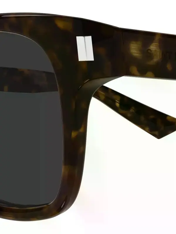 Saint Laurent Square-frame Tortoiseshell Sunglasses - Brown
