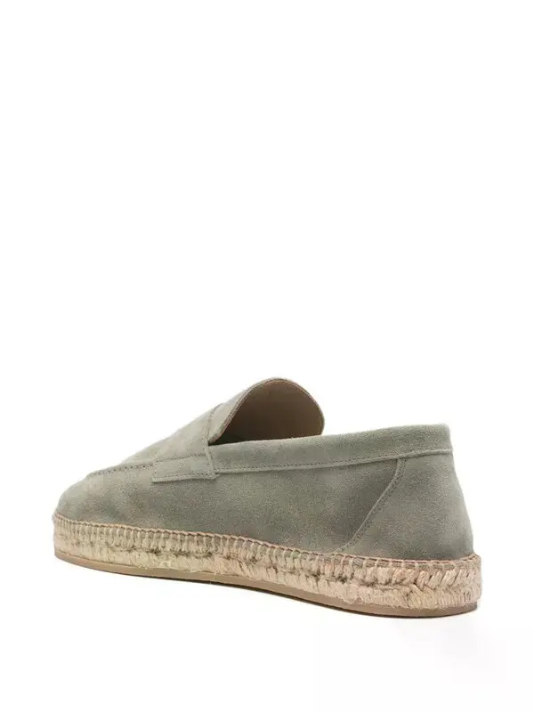 LARDINI Penny Trim Loafers - Grey