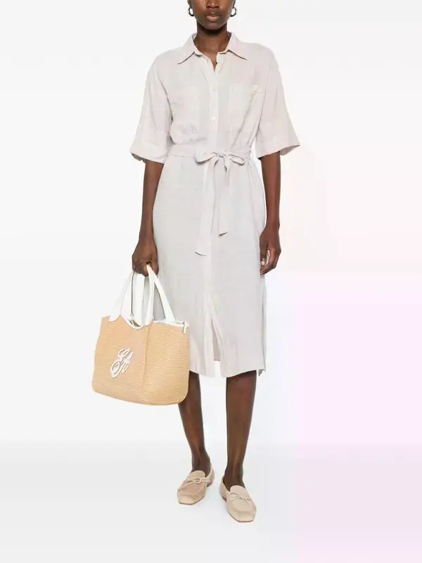 Gant Belted Midi Shirt Dress