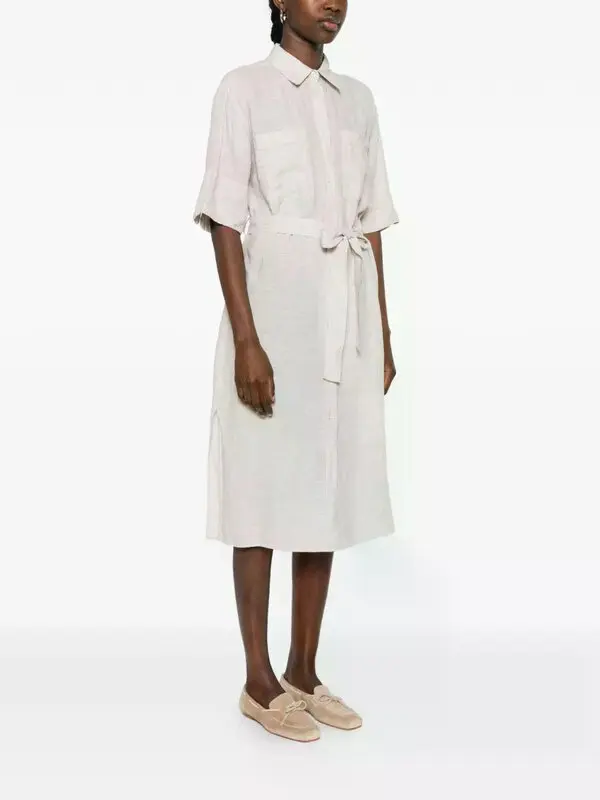 Gant Belted Midi Shirt Dress