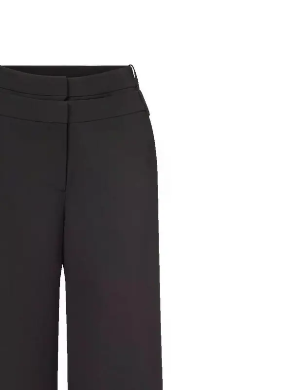 Veronica Beard Tonelli Double-waist Trousers