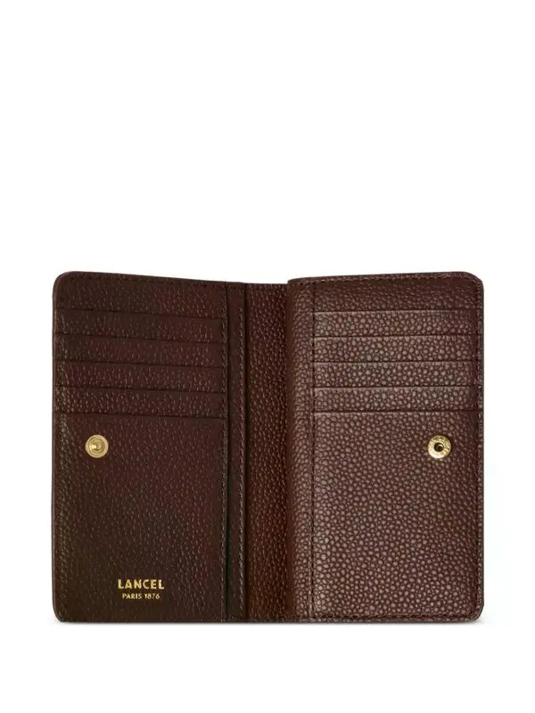 LANCEL Ninon Rectangular-zip Leather Wallet - Brown