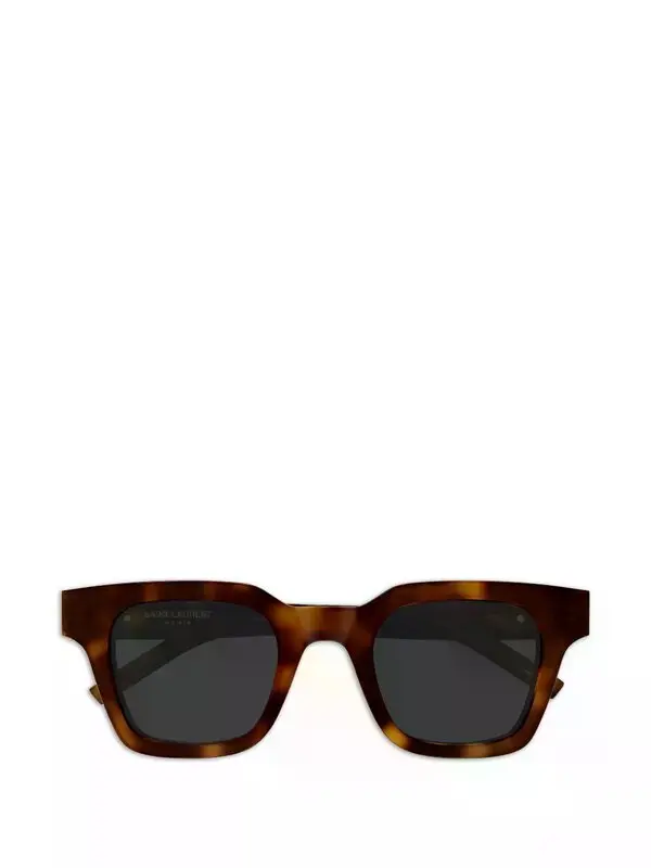 Saint Laurent Square-frame Sunglasses - Brown