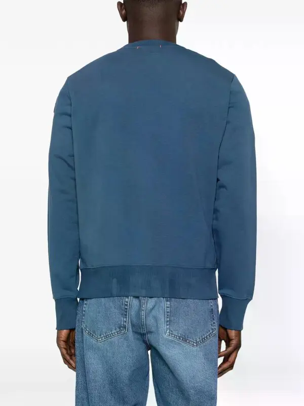 PARAJUMPERS Crew Neck Sweatshirt With Logo Patch