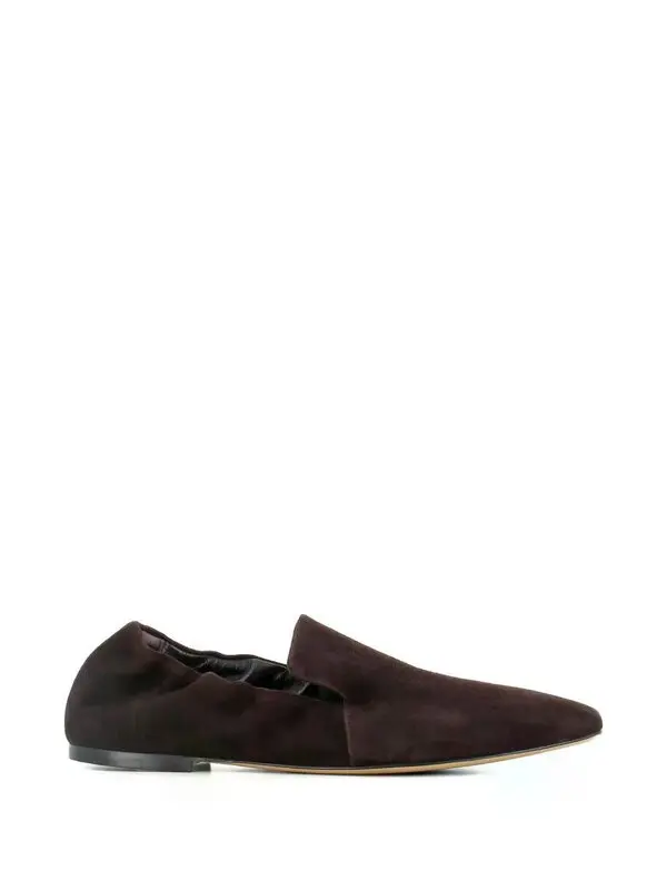 TASSINARI Cloe Suede Loafers - Brown