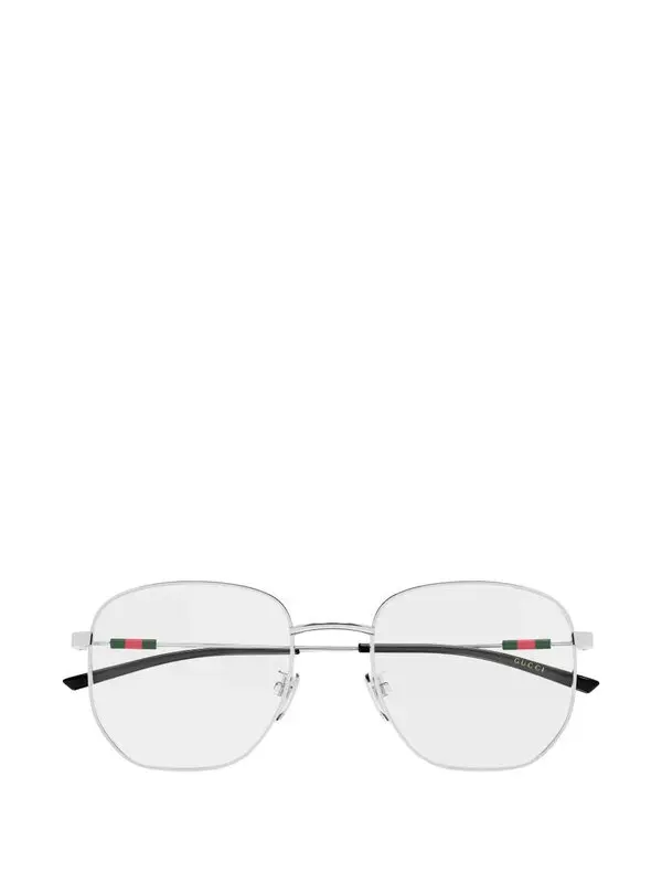 Gucci Stripe Geometric Glasses