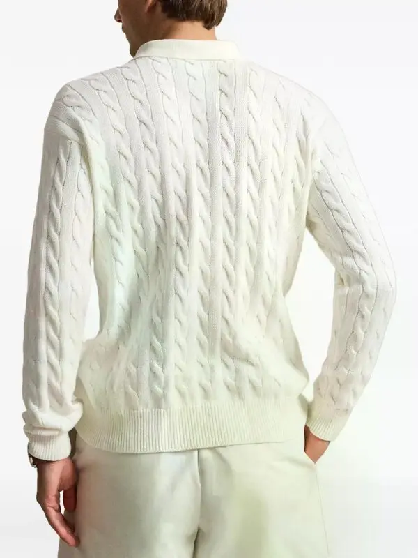 Polo Ralph Lauren Cable-knit Polo-collar Sweater