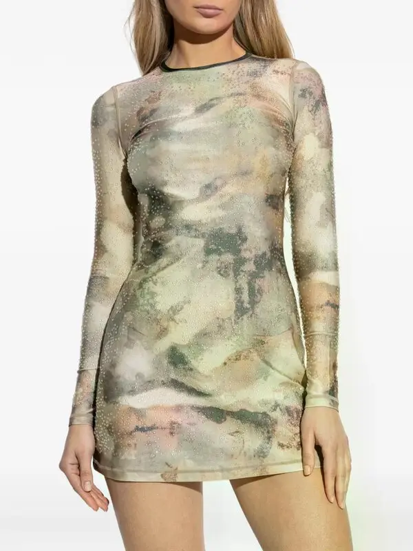 DIESEL® D-uplo Long-sleeve Mini Dress
