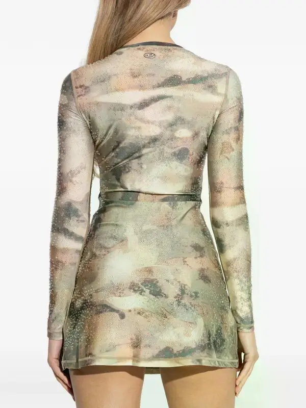 DIESEL® D-uplo Long-sleeve Mini Dress