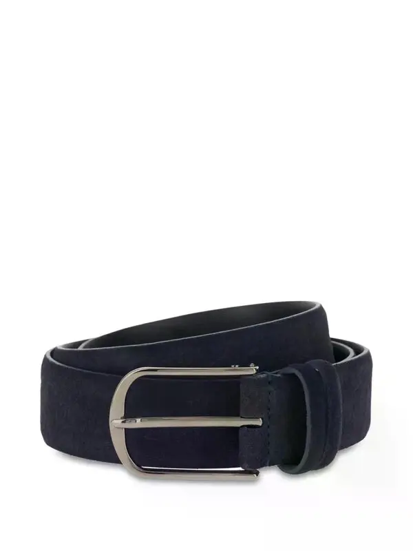 Boggi Milano Suede Belt - Blue