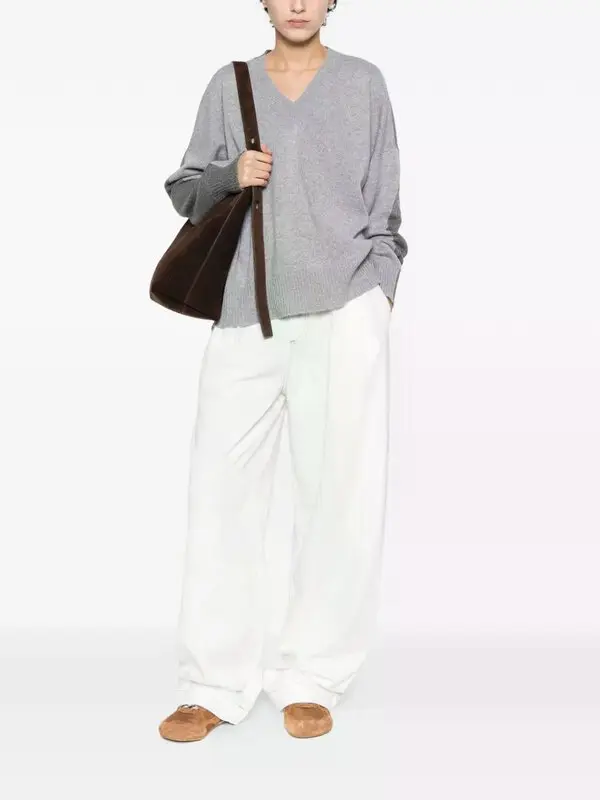 Plan C V-neck Colour-block Cardigan