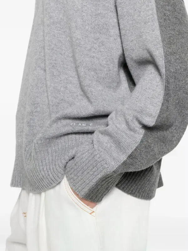 Plan C V-neck Colour-block Cardigan