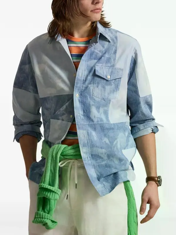 Polo Ralph Lauren Patchwork Buttoned Shirt