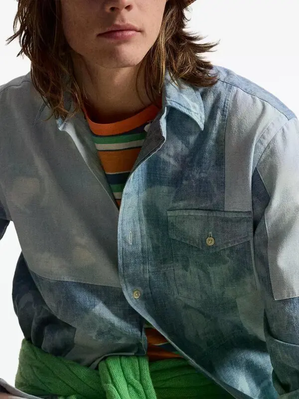 Polo Ralph Lauren Patchwork Buttoned Shirt