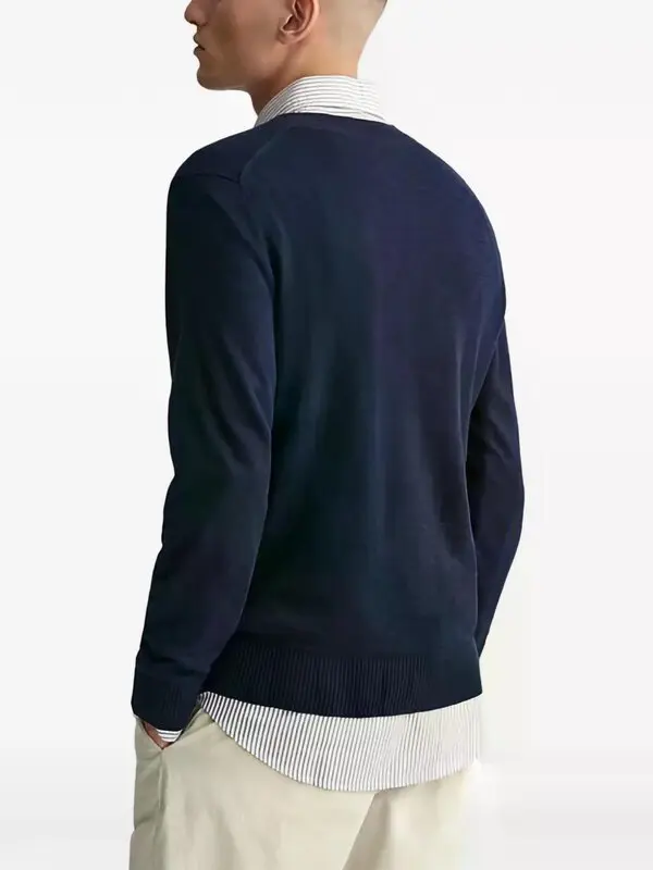 Gant Crew Neck Sweater - Blue