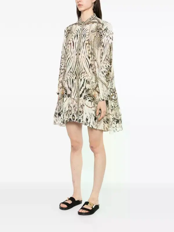 Camilla Lady Lionheart Tiered Short Dress