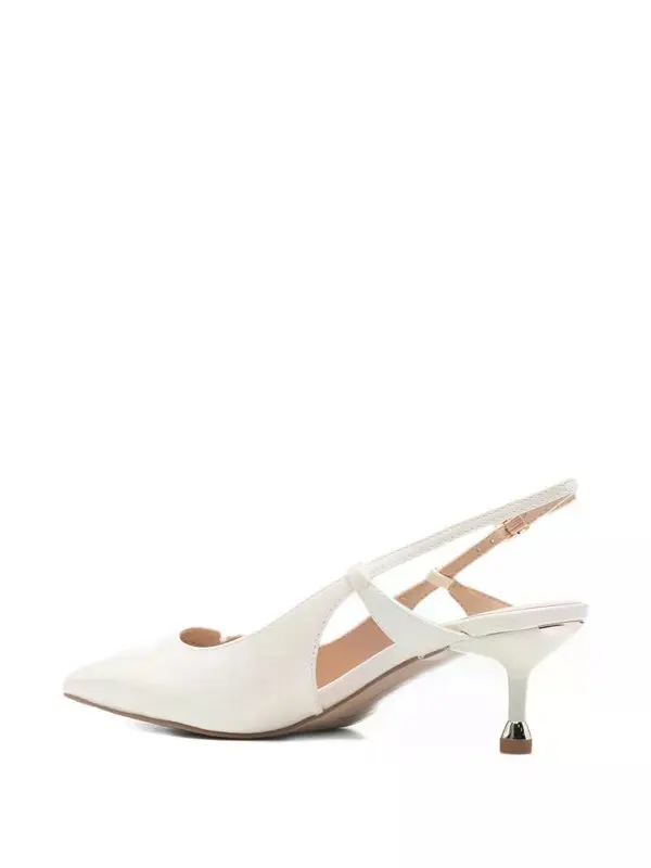 Liu Jo Patent Leather Slingback Pumps - Neutrals