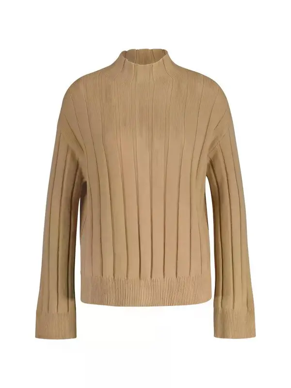 Gant High-neck Ribbed Knit Sweater
