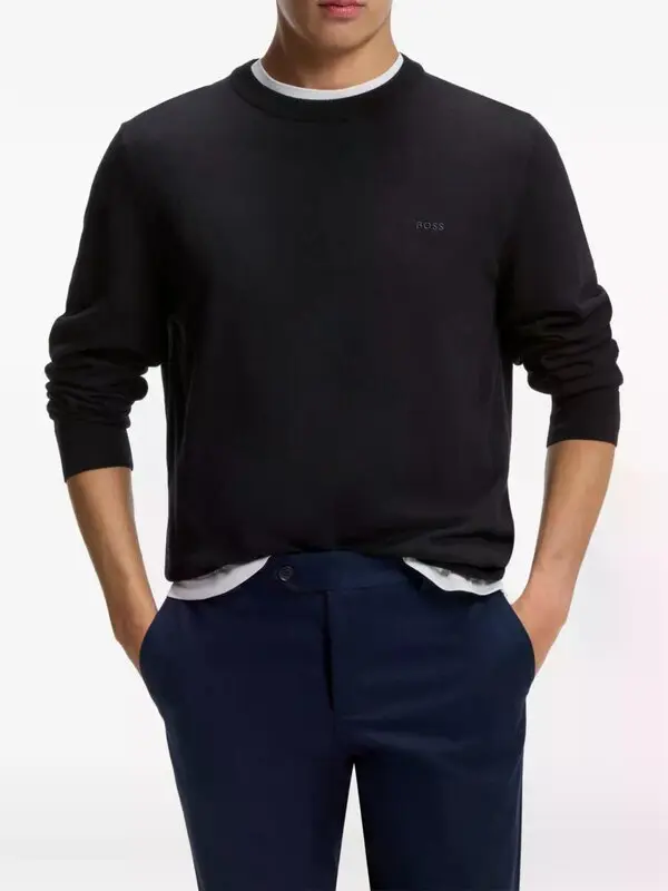 BOSS Crew-neck Sweatshirt - Blue
