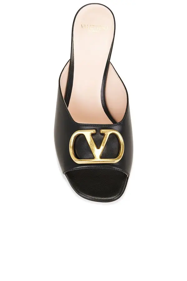 Valentino Garavani Vlogo Signature Mule - Nero