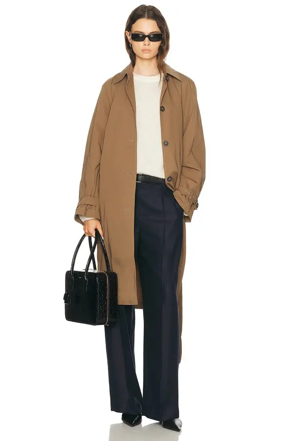 TOTEME Light Spring Trench Coat - Hazel