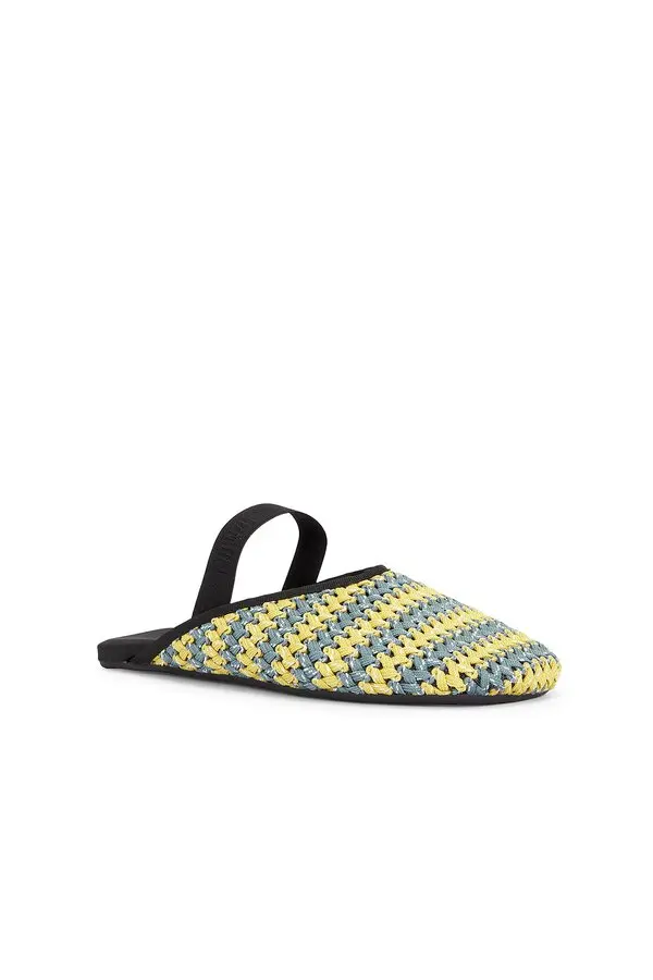 Flowze Flo Mule Sandal - Teal & Butter