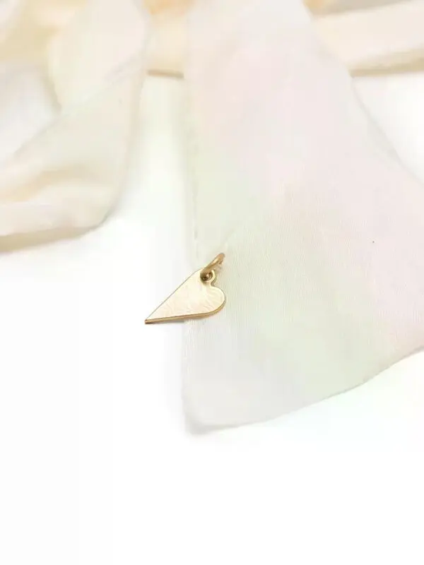 FORTE_FORTE Heart Pendant Faux Pearl Necklace
