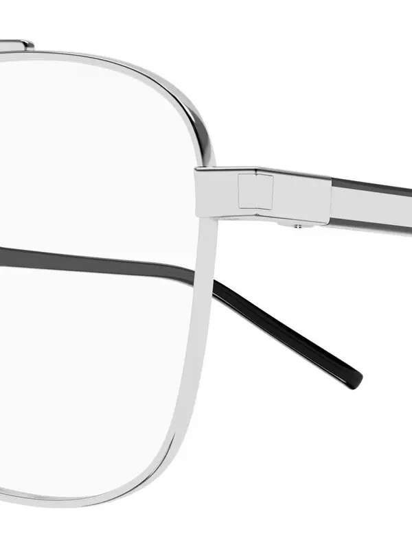Saint Laurent Double-bridge Square-frame Glasses