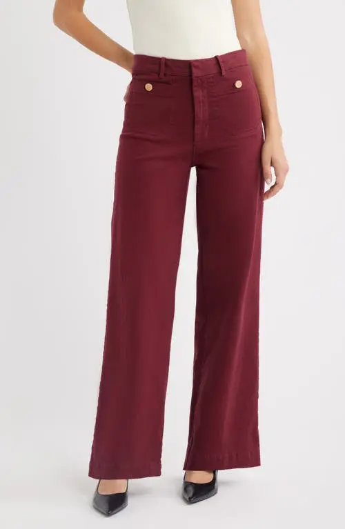 FRAME The Modernist High-waist Straight-leg Pants