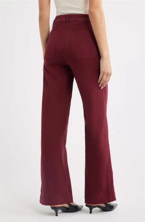 FRAME The Modernist High-waist Straight-leg Pants