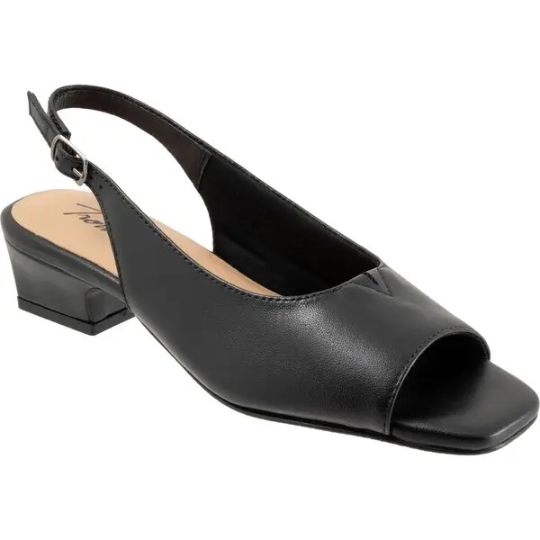 Trotters Dawn Slingback Sandal - Black