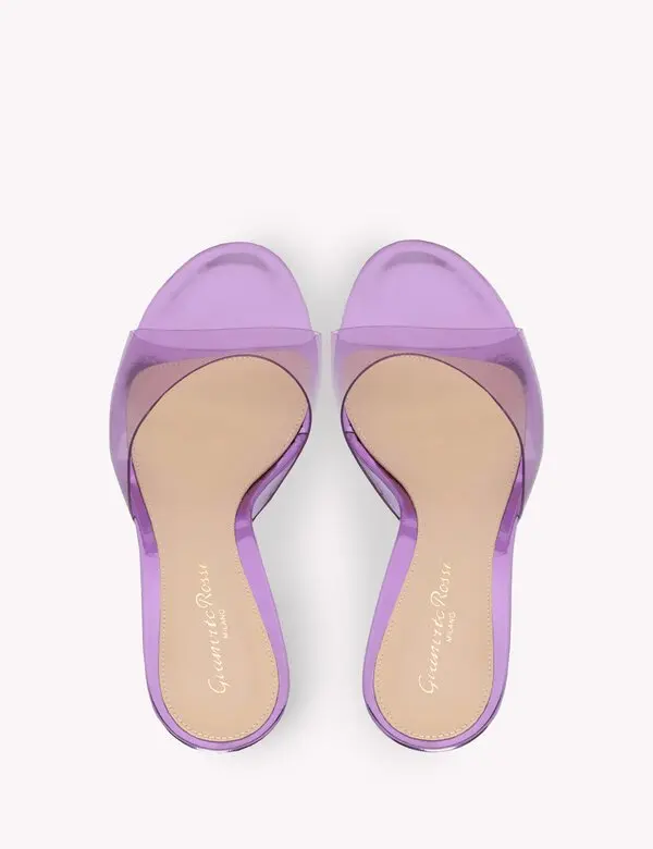 GIANVITO ROSSI Sofia Mule 70 - Purple - Tpu