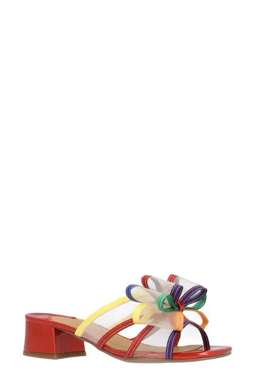 J. Reneé Finola Block Heel Sandal - Bright Multi