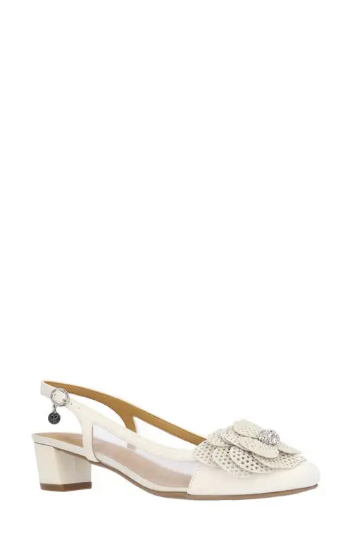 J. Reneé Bellina Slingback Pump - White