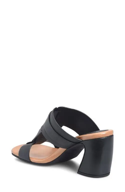 KORK-EASE® Brynn Mule Sandal - Black Leather