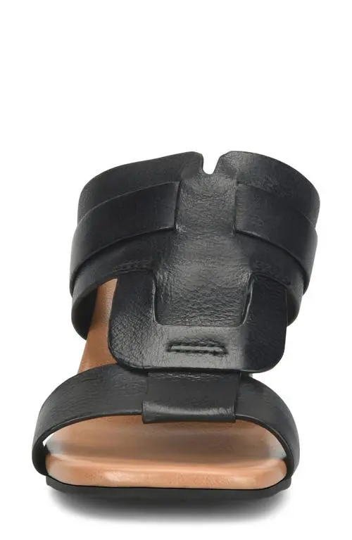 KORK-EASE® Brynn Mule Sandal - Black Leather