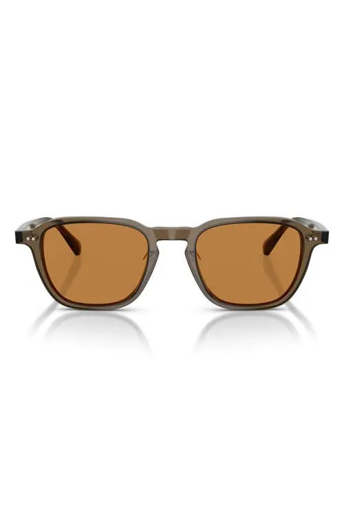 Oliver Spencer Emryn 50mm Pillow Sunglasses - Hazel/cognac