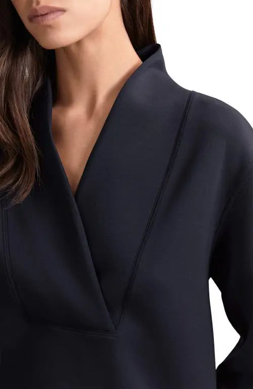 REISS Annabel Shawl Collar Sweatshirt