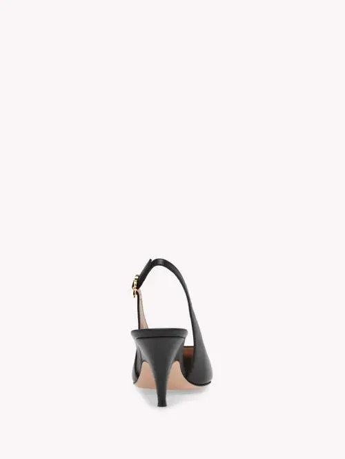 GIANVITO ROSSI Sofia Sling 70 - Black Leather