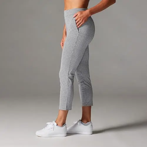 TAVI Work It Ankle Pant - Houndstooth