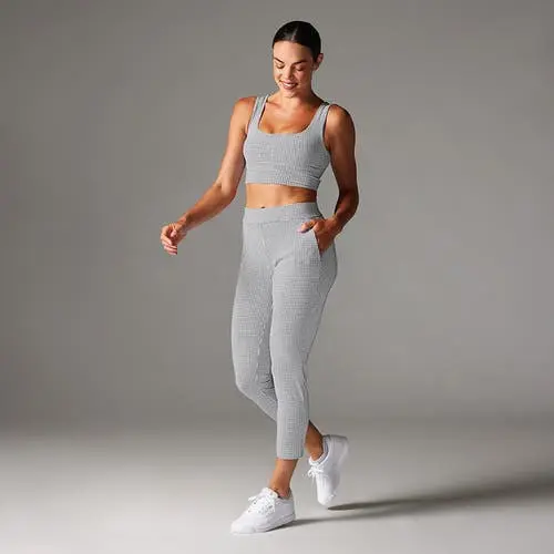 TAVI Work It Ankle Pant - Houndstooth