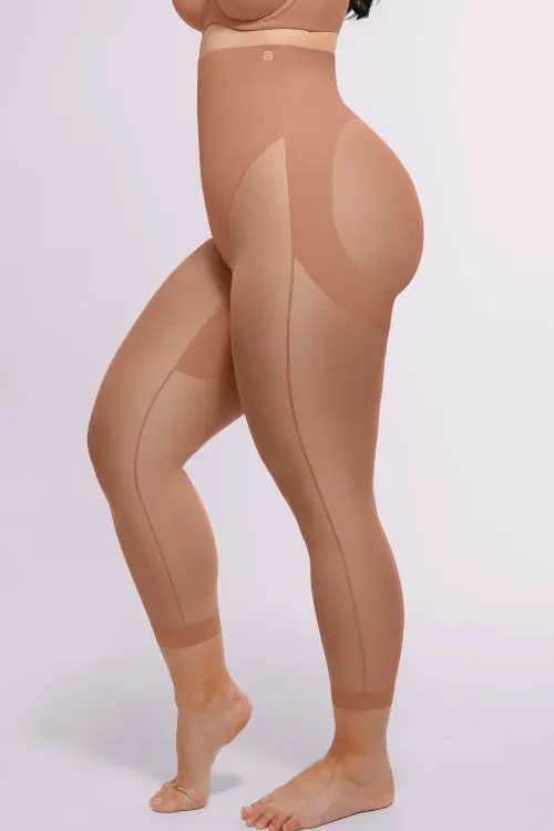 SHAPELLX Butt-lifting Capri - Bronze