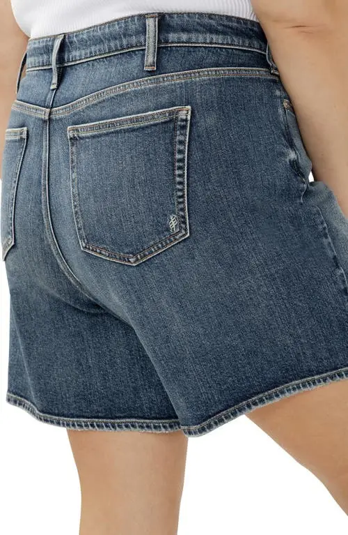 SILVER JEANS CO. Curvy Mid-rise Denim Shorts