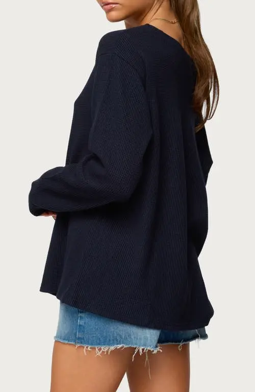EDIKTED Oversized One-shoulder Sweater
