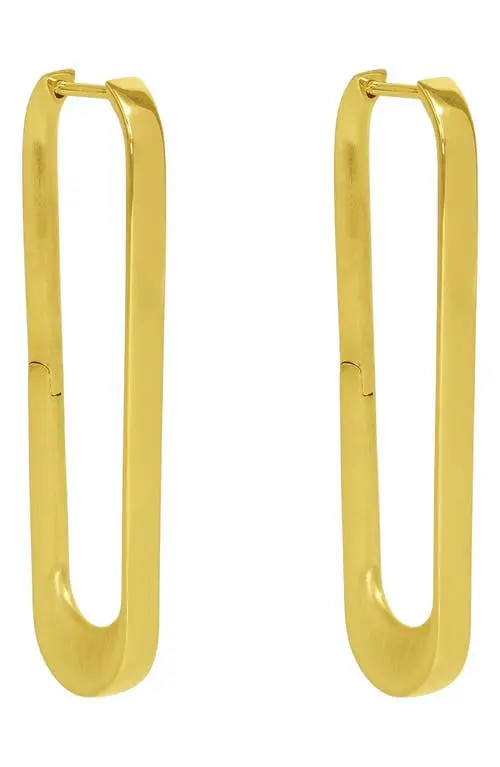 DEAN DAVIDSON Crosby Drop Hoop Earrings - Yellow Gold