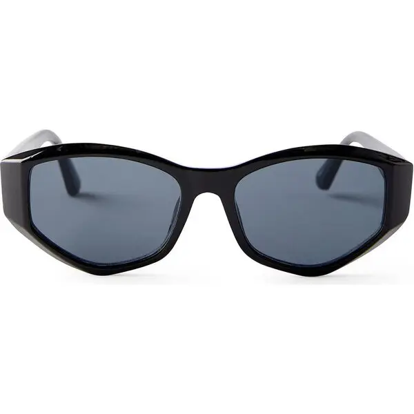 COTTON ON Nightmare Cat-eye Sunglasses - Black Black