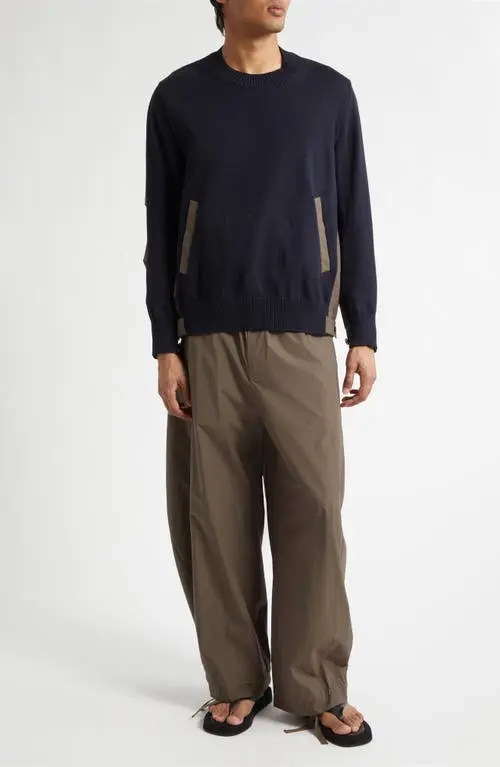 Sacai Cotton Typewriter Panel Sweater