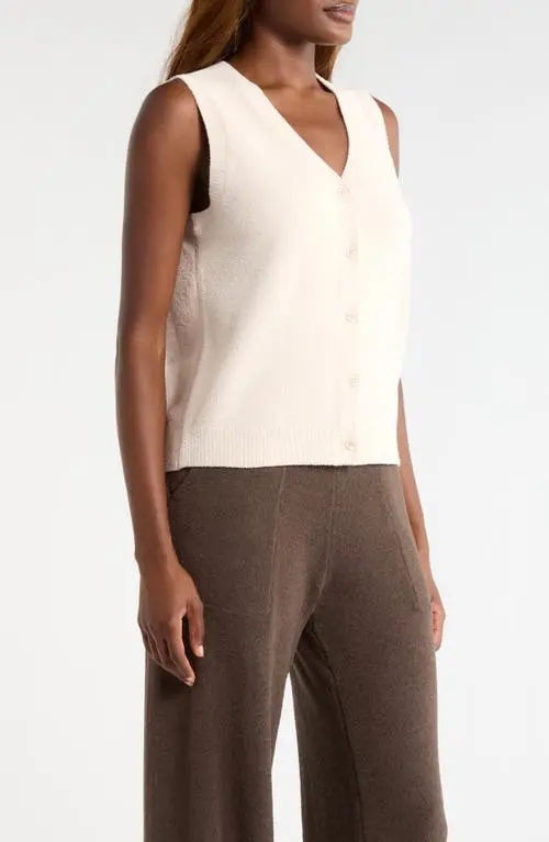 UGG Kollyns Knit Button-up Vest - Sand